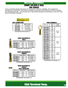 TERMINALS – E & G Terminal 303-287-2900