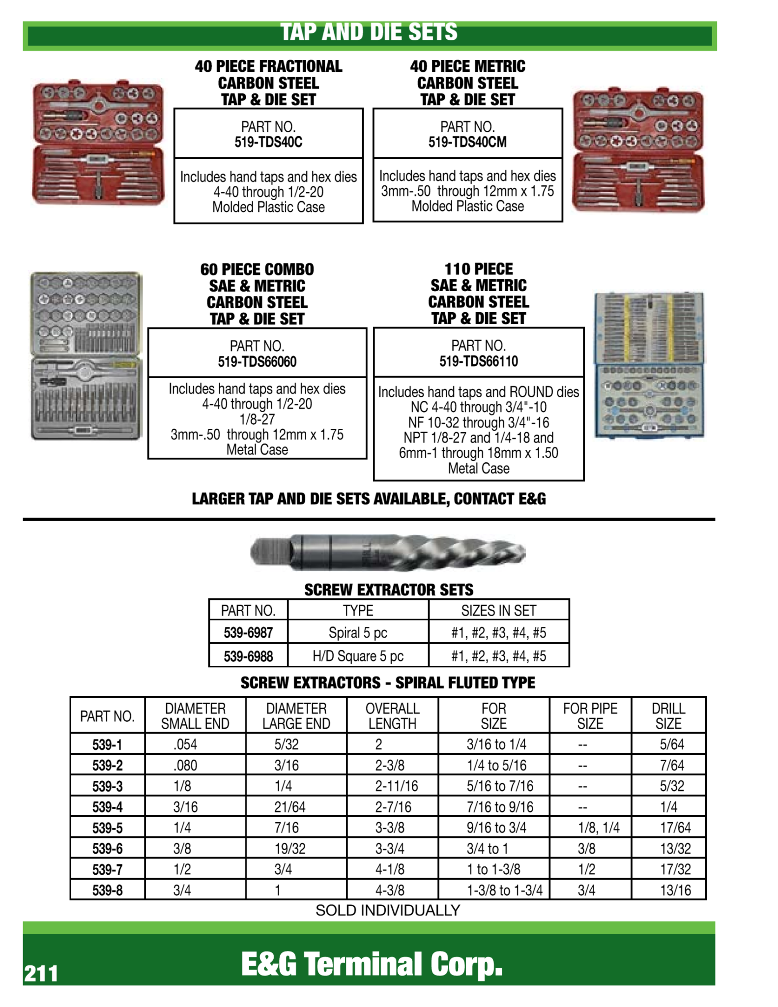 BITS & BLADES – E & G Terminal 303-287-2900