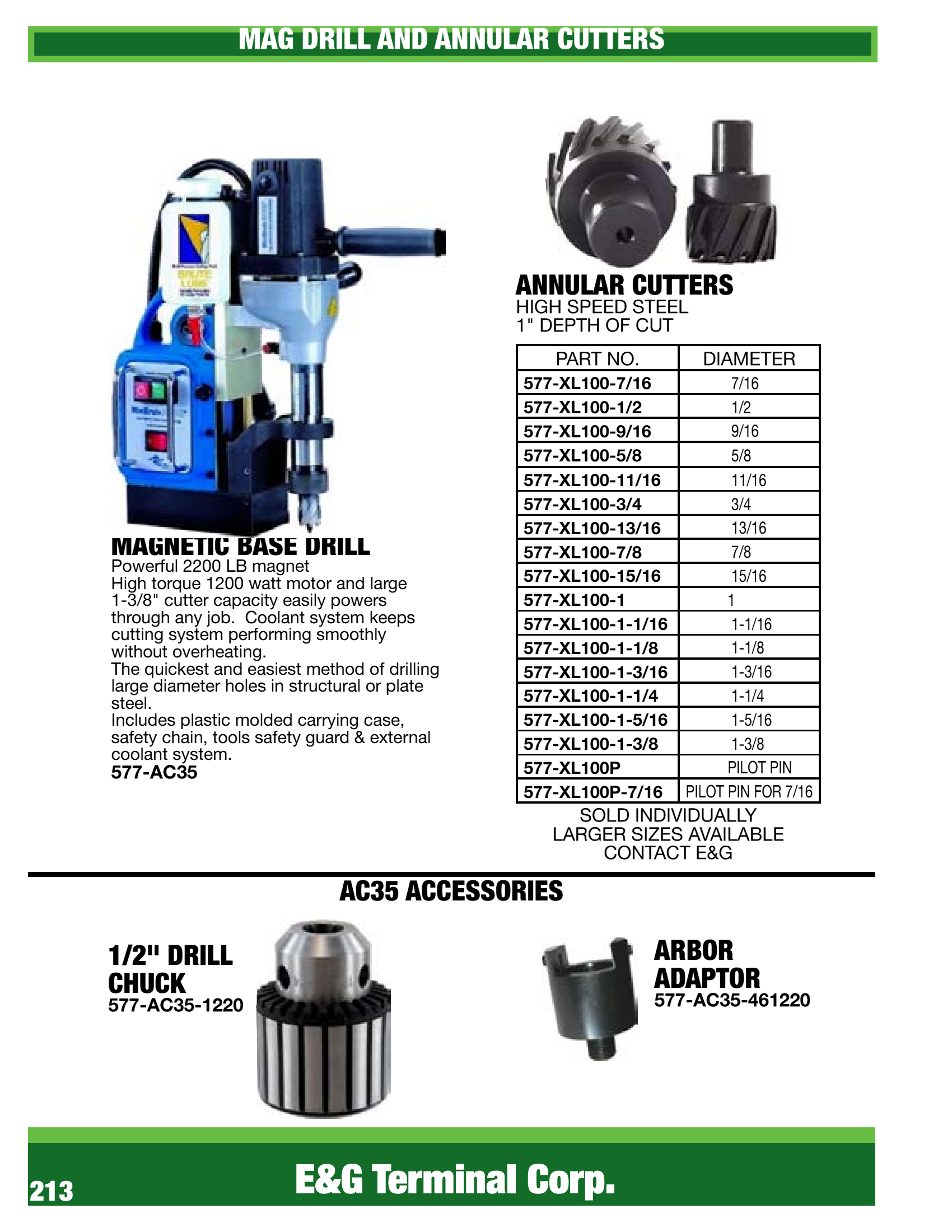 TOOLS – E & G Terminal 303-287-2900