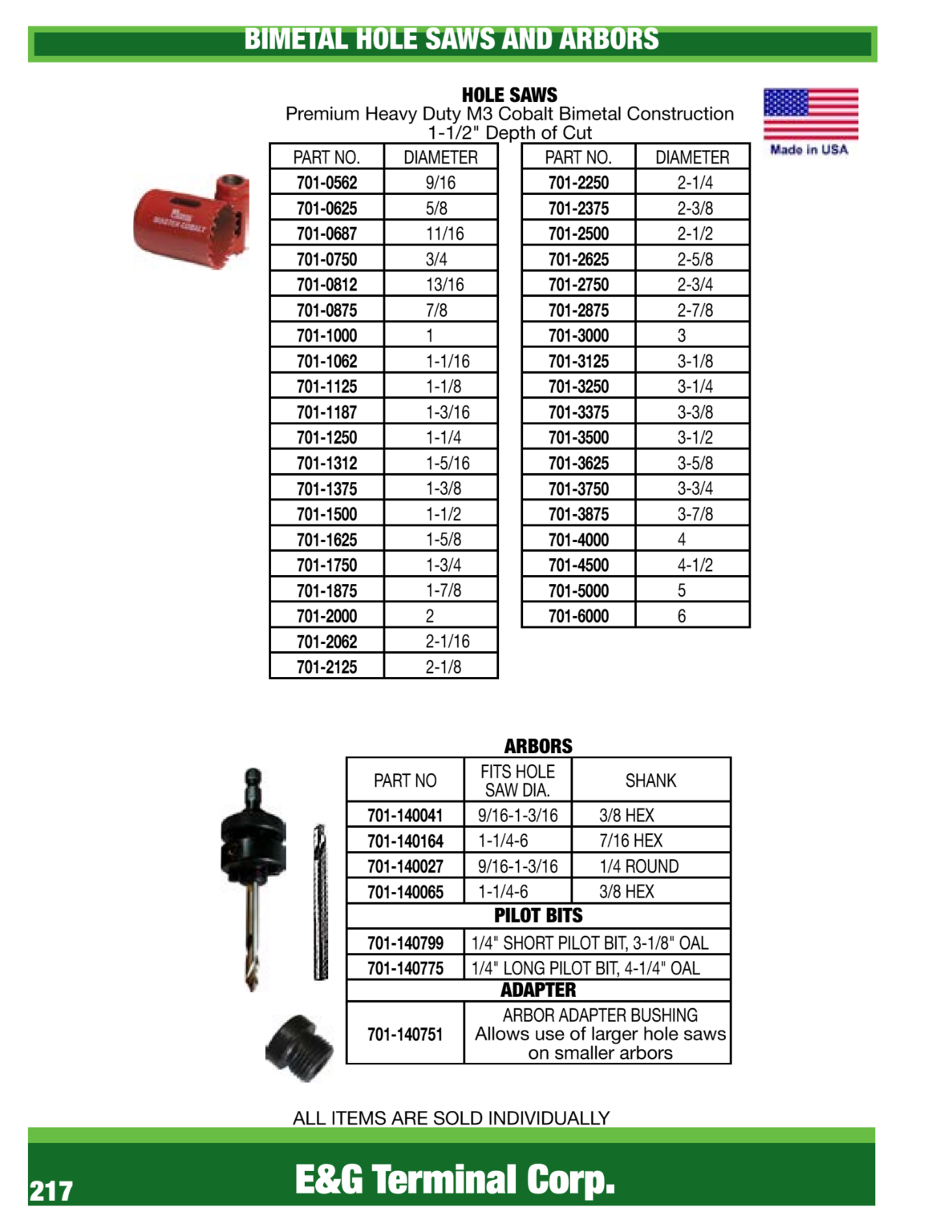 BITS & BLADES – E & G Terminal 303-287-2900