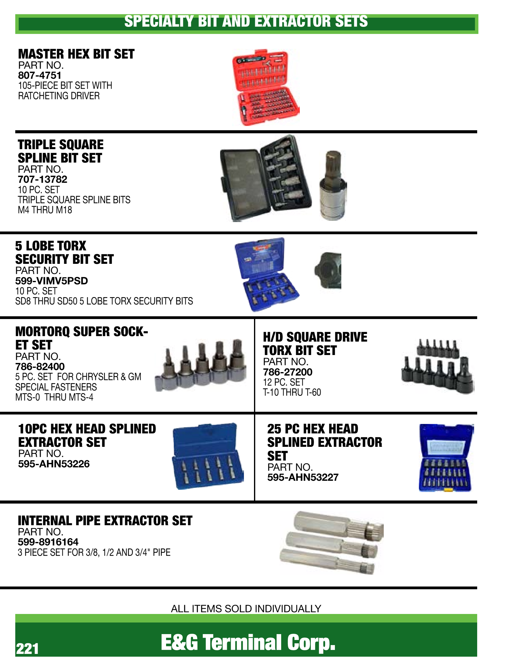 TOOLS – E & G Terminal 303-287-2900