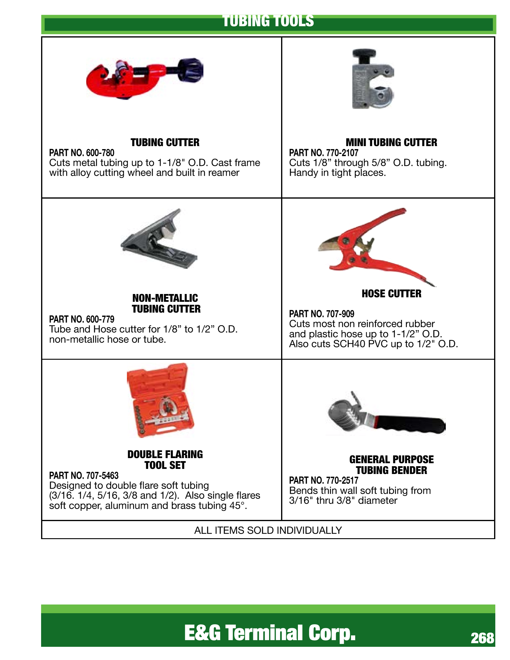 TOOLS – E & G Terminal 303-287-2900