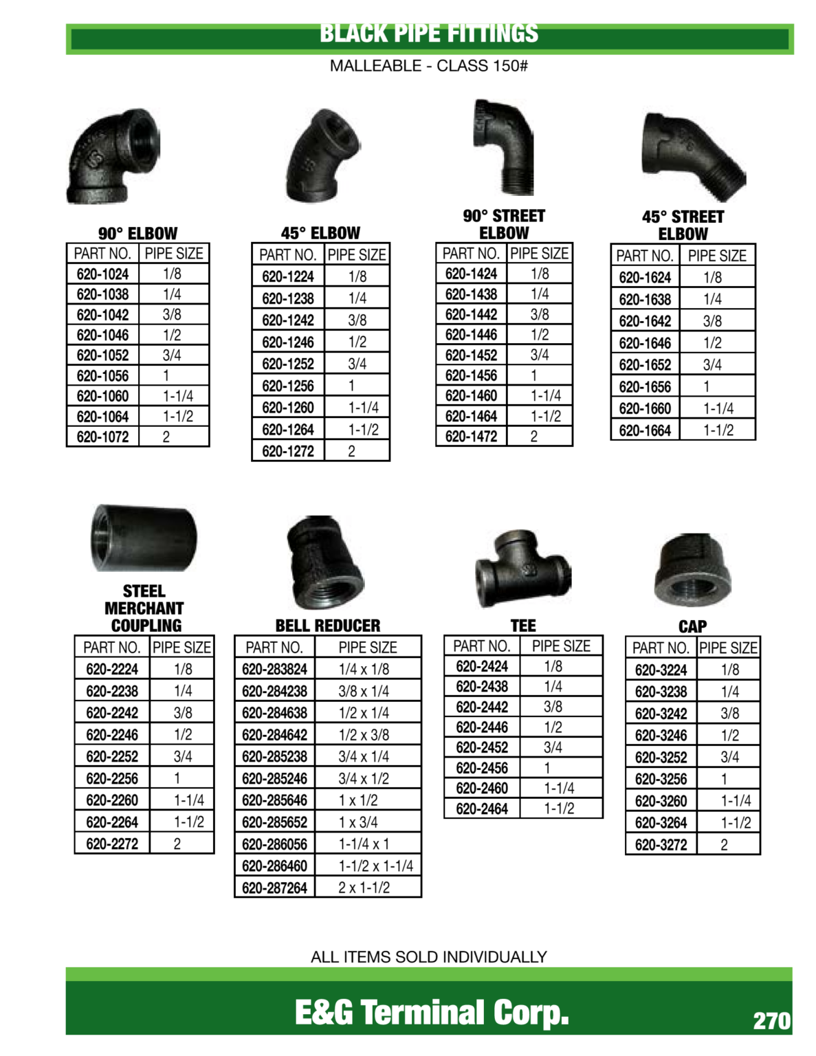 BRASS FITTINGS – E & G Terminal 303-287-2900