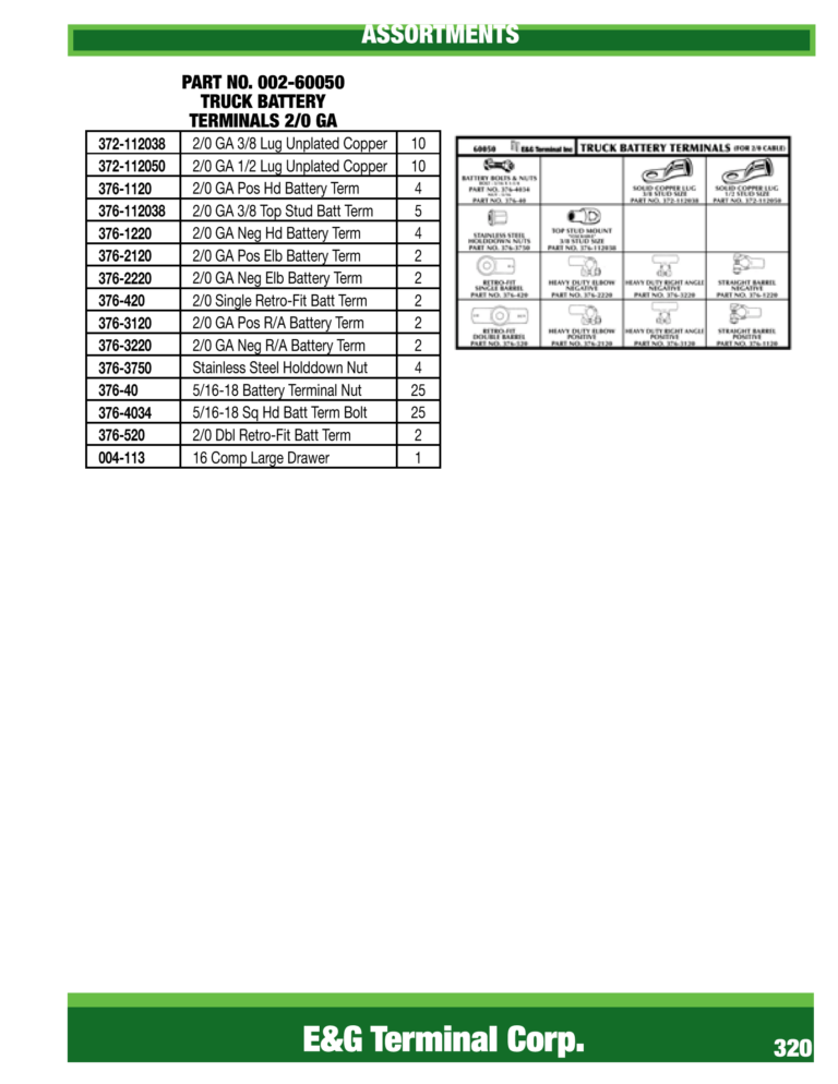 ASSORTMENTS – E & G Terminal 303-287-2900