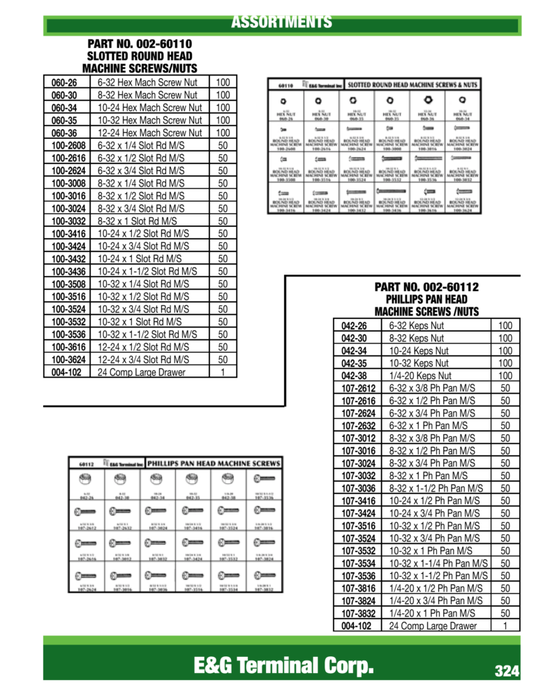 ASSORTMENTS – E & G Terminal 303-287-2900
