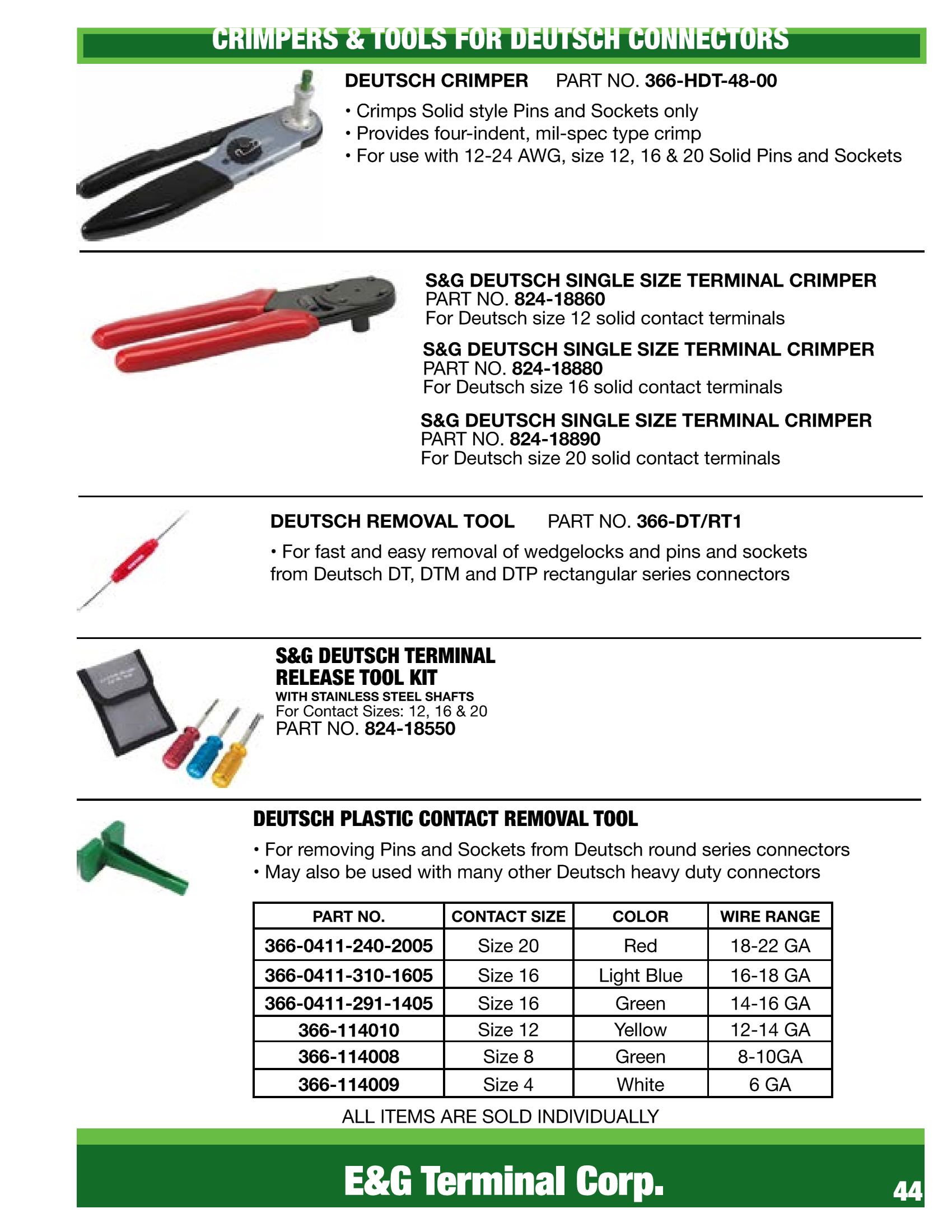 TOOLS – E & G Terminal 303-287-2900